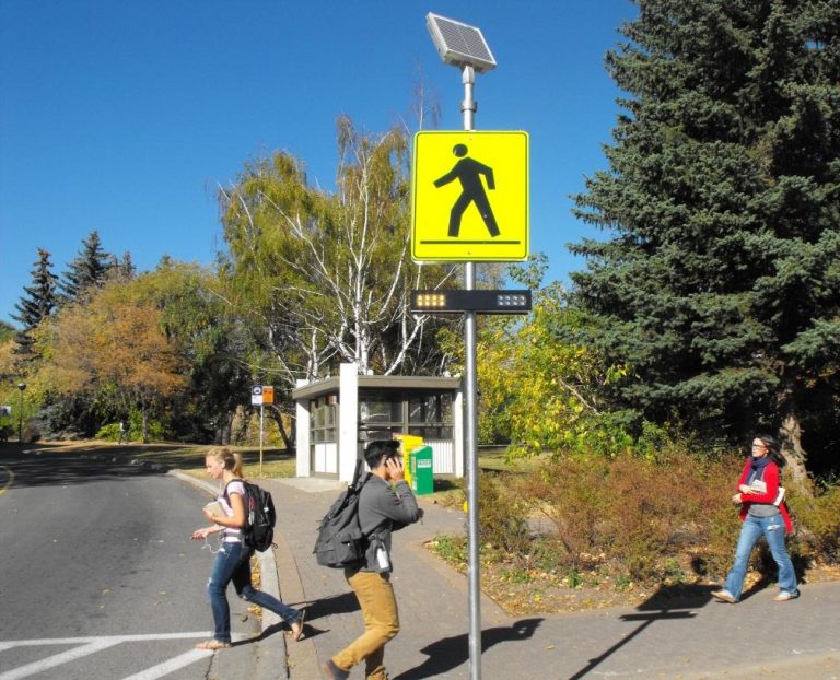 University Campus Crosswalk RRFB | Case Study | Carmanah