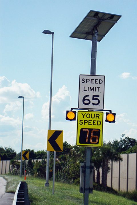 SpeedCheck radar signs for highways | Carmanah