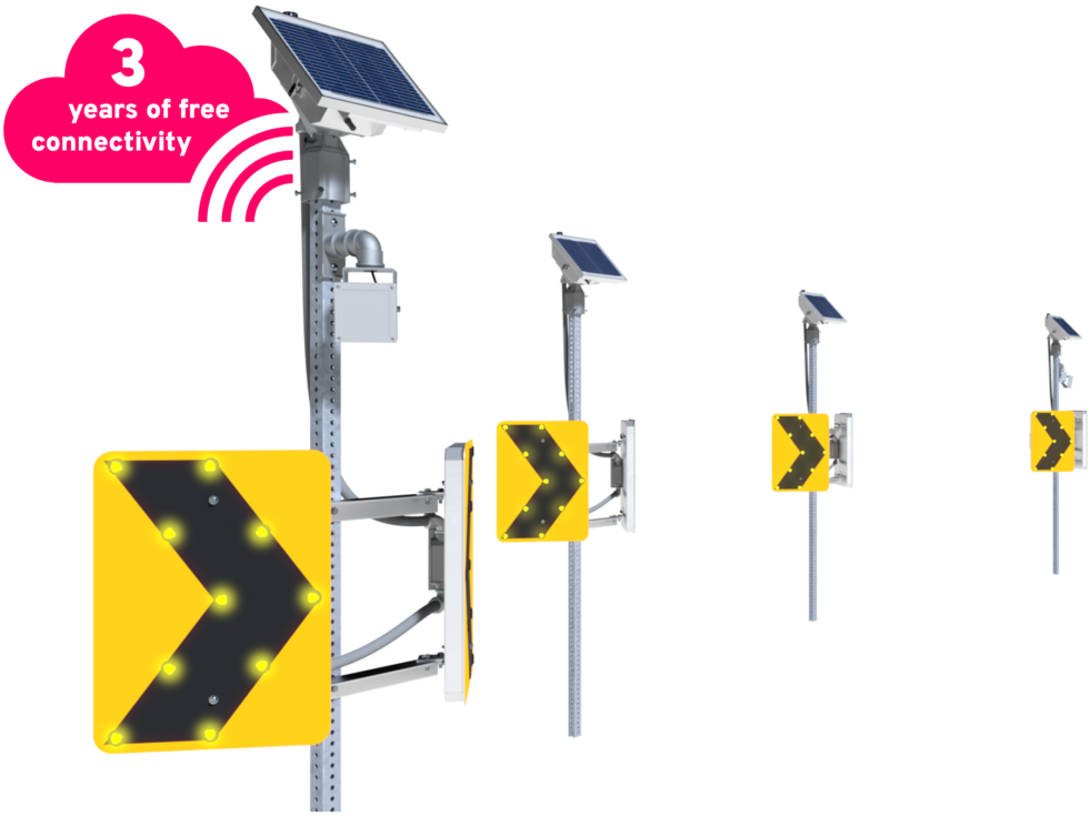 Chevron Signs | Change in Direction Signs | Rural Road Safety Devices