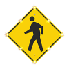 Connected Crosswalk RRFB or Sign | R920-MX | Flashing Crosswalk Lights
