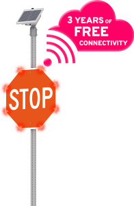 LED Flashing Stop and Warning Signs | LED Enhanced Signs | Carmanah