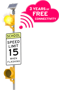 Solar School Zone Flashing Beacons & Warning Signs | Carmanah