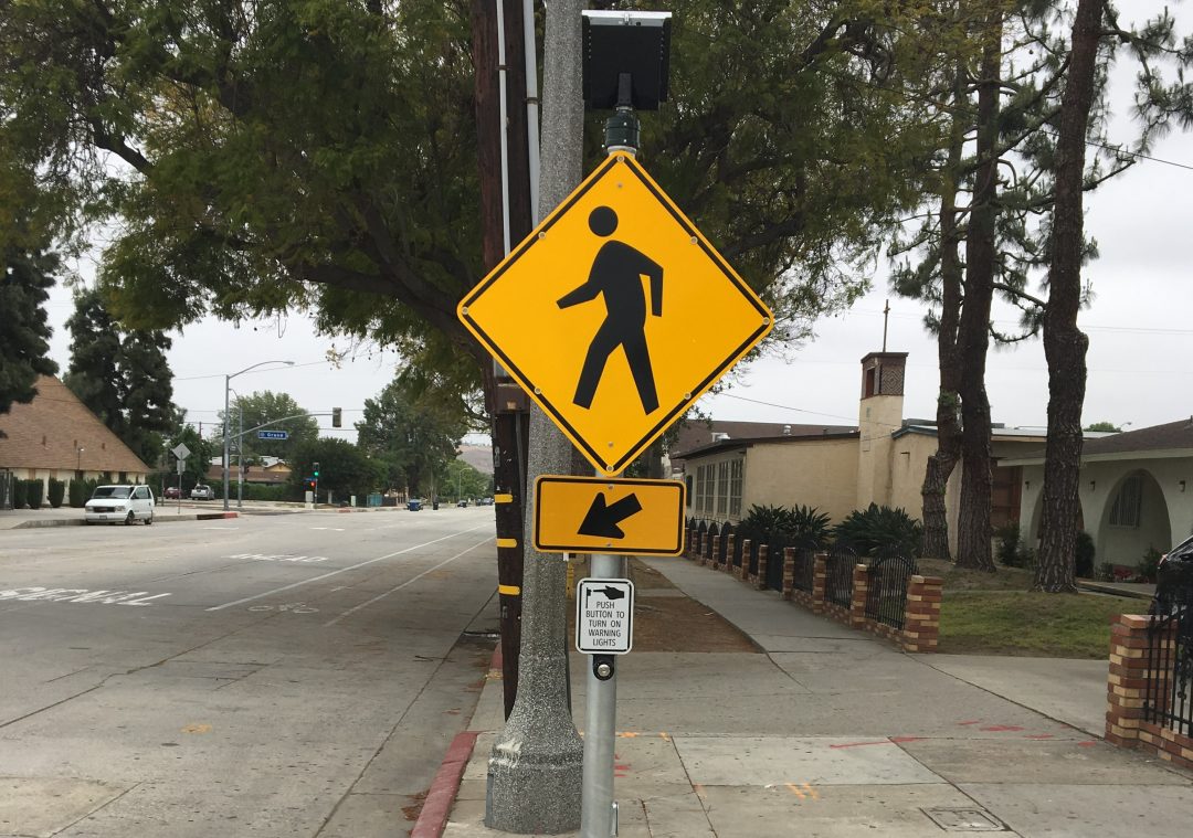 LED Flashing Crosswalk Signs | LED Enhanced Signs | Carmanah