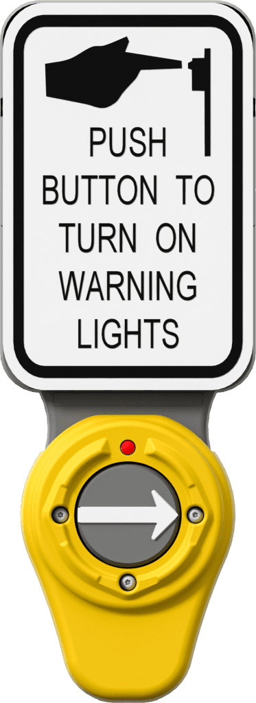 Solar Crosswalk Beacon | R820-E Solar Crosswalk Flashing Beacon | Carmanah
