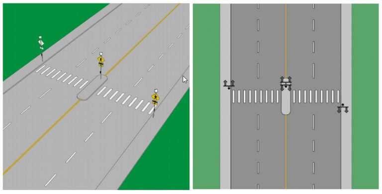 RRFB vs PHB: Which is the Best Choice for Your Midblock Crosswalk?
